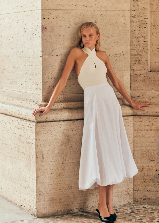 Купити майку з віскози Топ з віскози купити Вʼязаний топ купити Україна Вʼязану майку купити